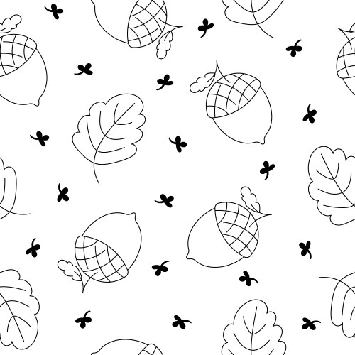 Autumn object coloring page Royalty Free Vector Image