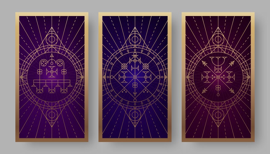 Tarot Card Back Vector Images (over 330)