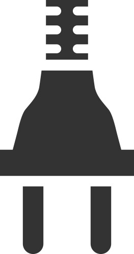 Power plug icon cartoon electric energy supply Vector Image