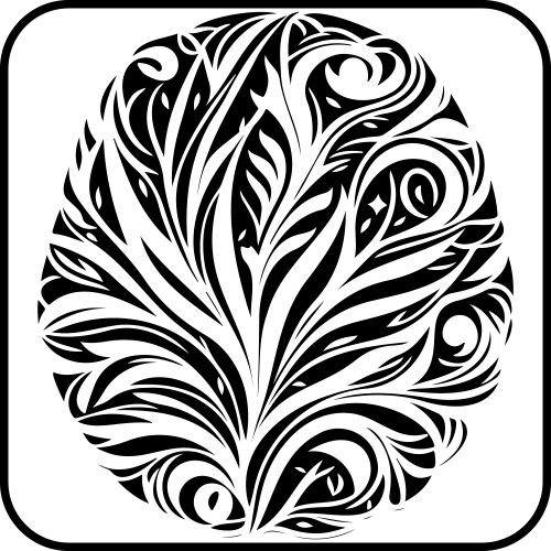 Laser engraving patterns ornament decoration Vector Image