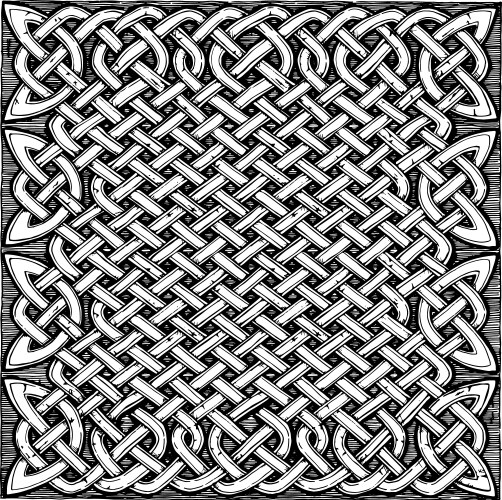 Traditional celtic pattern Royalty Free Vector Image