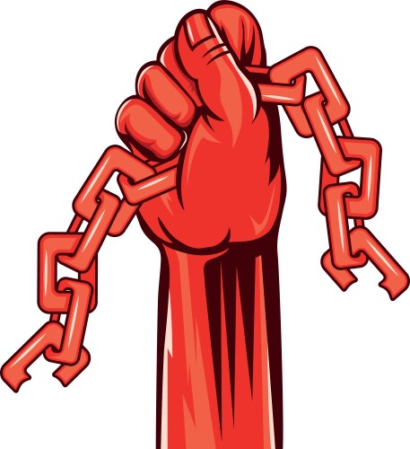 Breaking Chains Freedom Hands Vector Images (over 470)