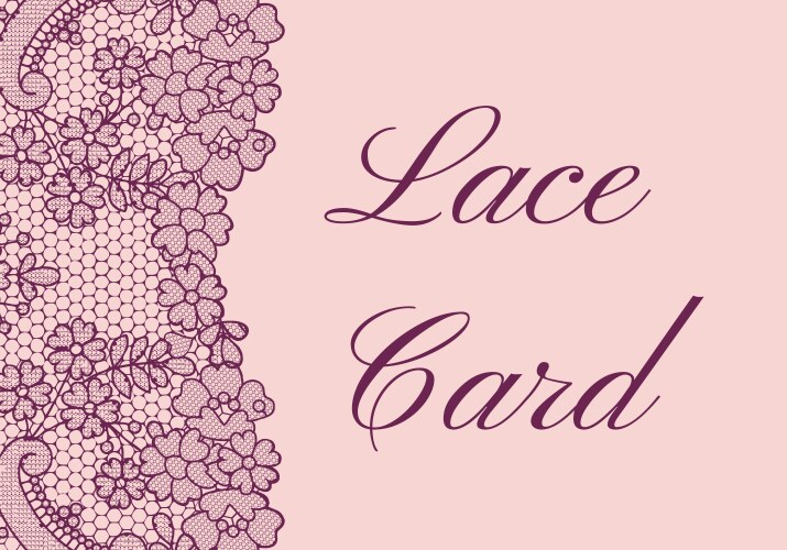 Black lace border Royalty Free Vector Image - VectorStock