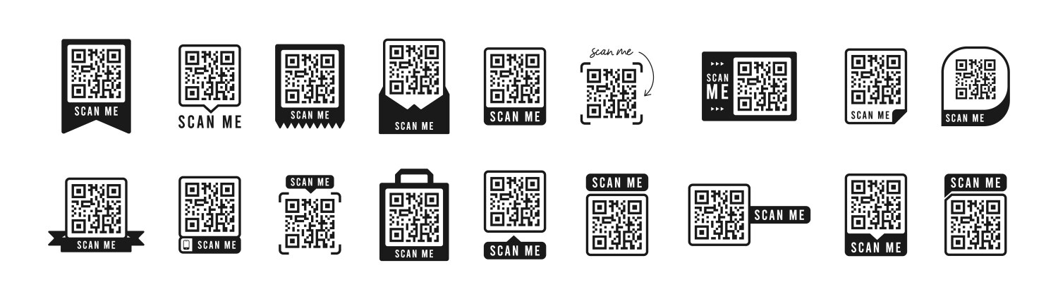 Qr Code Frame Vector Images (over 590)