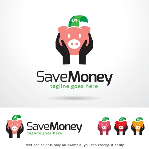 Save and donation money Royalty Free Vector Image