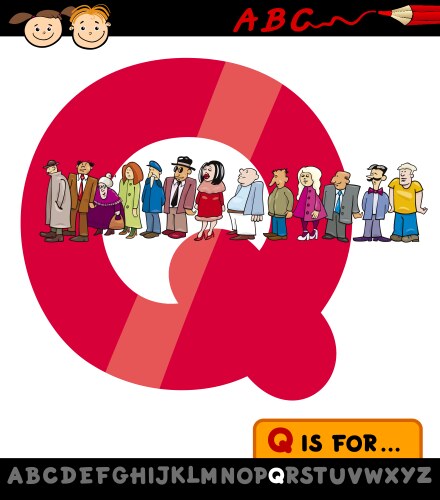 People in queue Royalty Free Vector Image - VectorStock