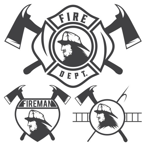 Fire Department Emblems Vector Images (over 1,400)