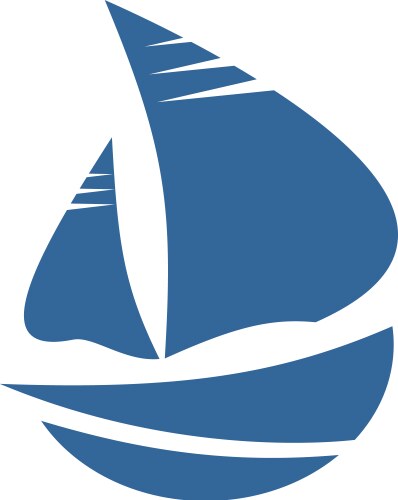 Ship logo design Royalty Free Vector Image - VectorStock