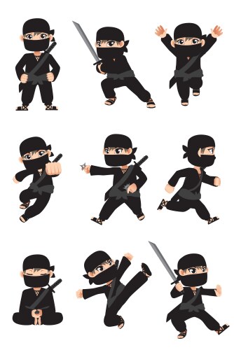 Ninja Vector Images (over 20,000)