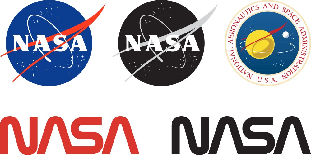 Nasa Vector Logo Amazon.com: NASA Pin Trio Space Flight Operations