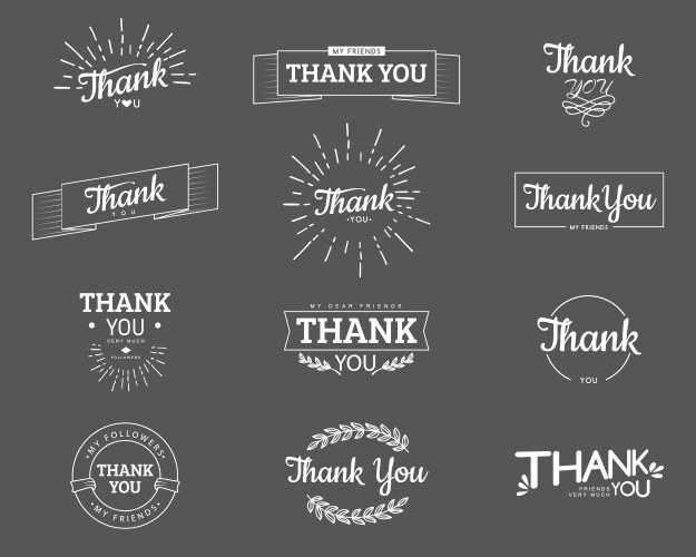 Thank Vector Images (over 73,000)