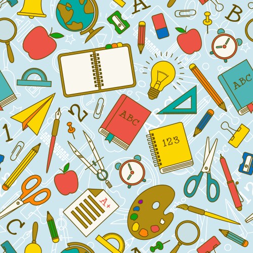 School doodle Royalty Free Vector Image - VectorStock