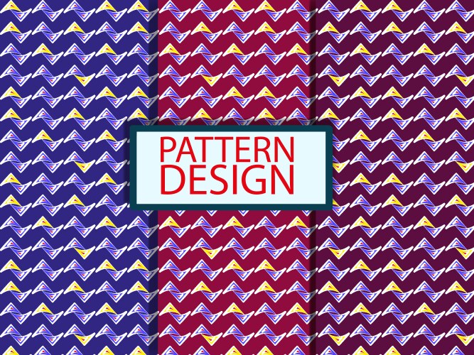 Geometric pattern design Royalty Free Vector Image