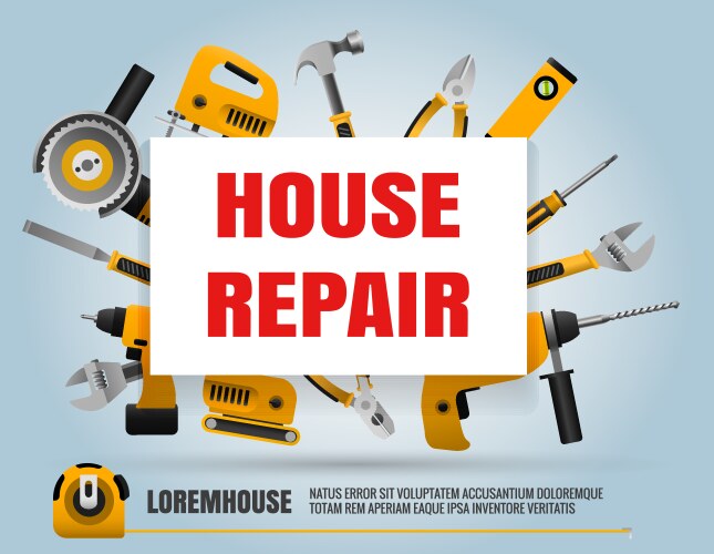 House toolbox Royalty Free Vector Image - VectorStock