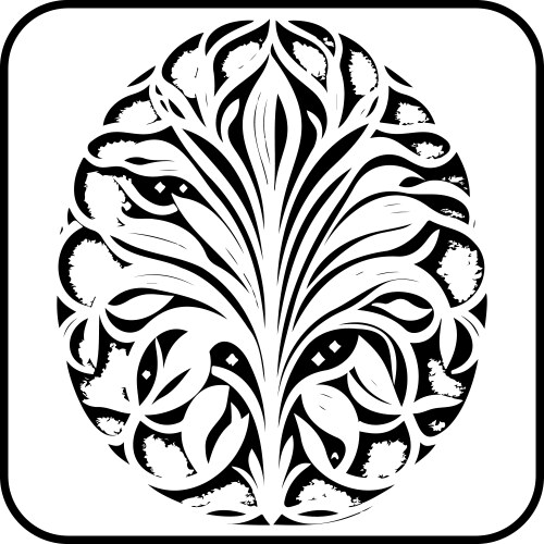 Laser engraving patterns ornament decoration Vector Image