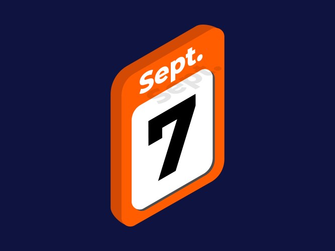 September 7 Vector Images (over 1,400)