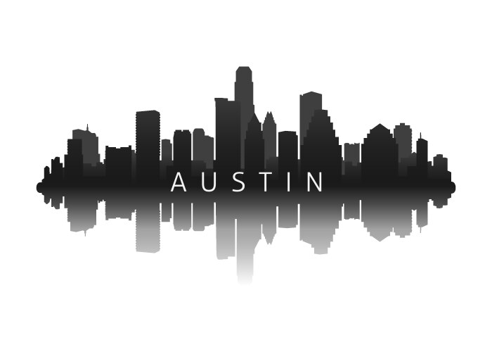 Austin texas skyline Vector Images & Graphics for Commercial Use ...