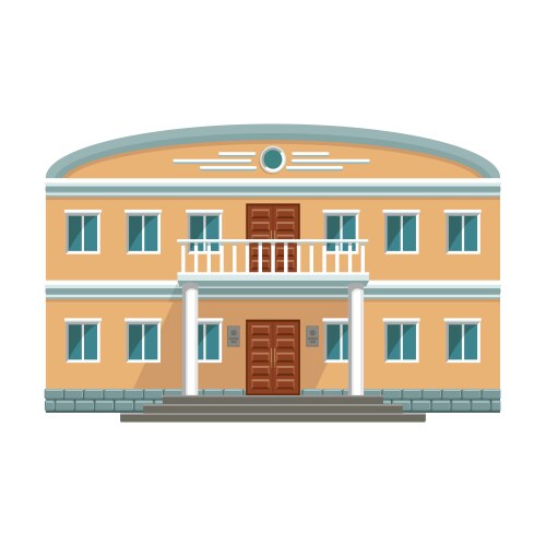 Building government iconcartoon Royalty Free Vector Image