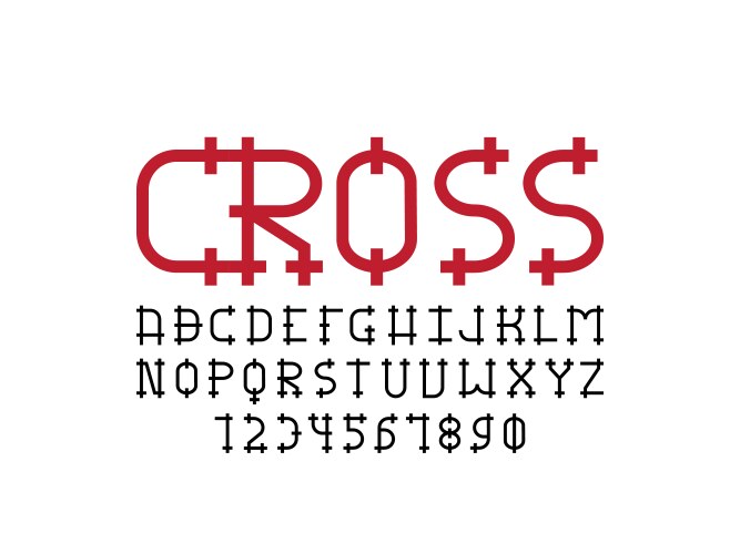 Cross mark symbol christian faith a single Vector Image
