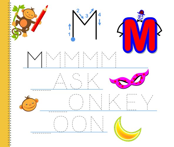 Letter M Cartoon Vector Images (over 1,300)