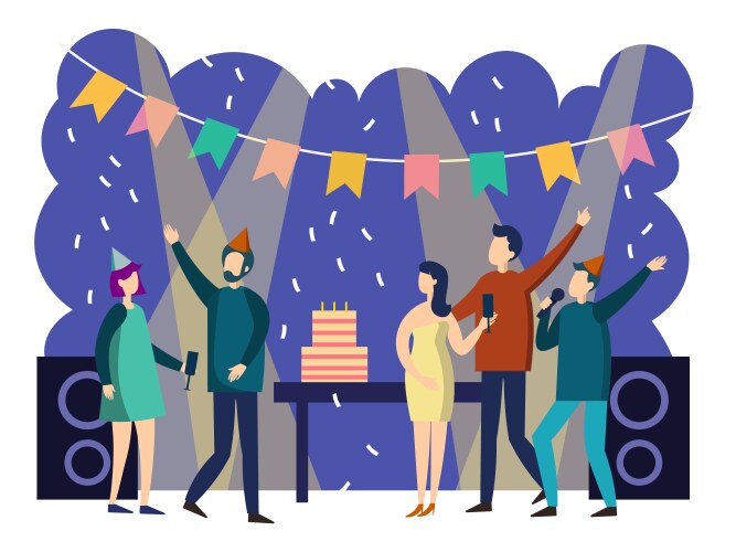 Dj party Royalty Free Vector Image - VectorStock