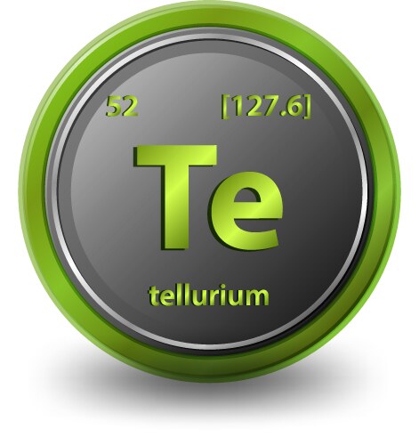 Periodic Table Element Tellurium Icon Vector Images (56)