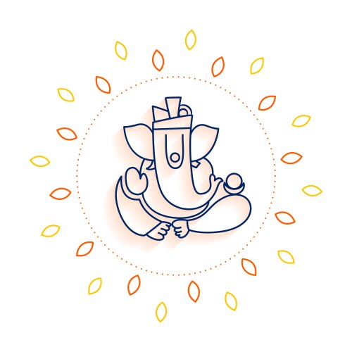 Ganesh Line Art Vector Images (over 390)