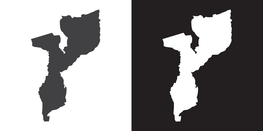 Mozambique Detailed Map Vector Images (over 230)