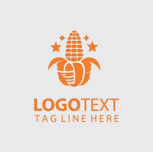 Corn logo Royalty Free Vector Image - VectorStock