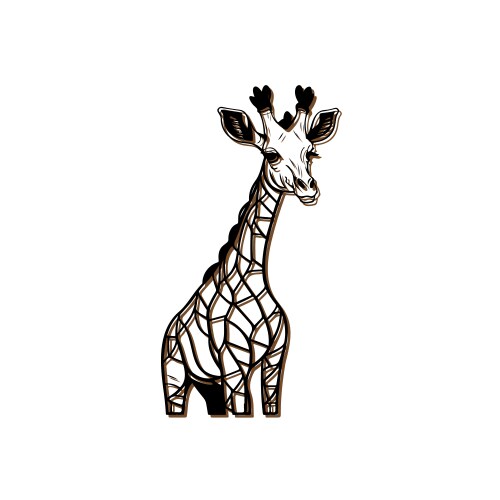 Giraffe Clip Art Black and White Vector Images (over 1,000)