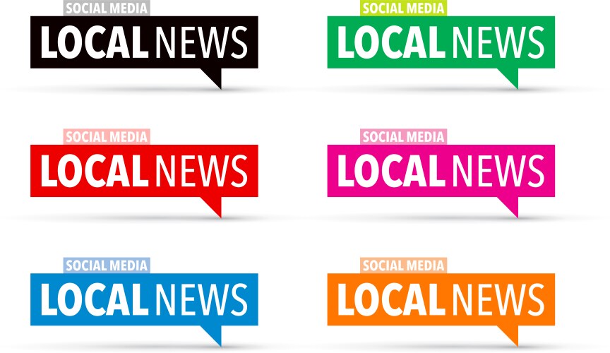 Bbc news logo with red background Royalty Free Vector Image