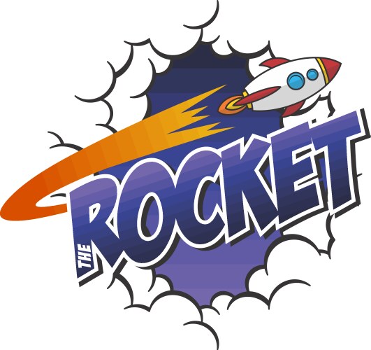 Rocket ship logo Vector Images & Graphics for Commercial Use | VectorStock