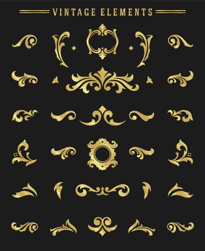 Small design elements Royalty Free Vector Image