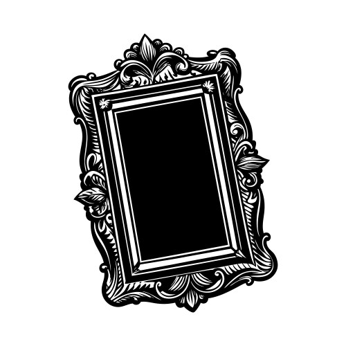 Frame silhouette Royalty Free Vector Image - VectorStock