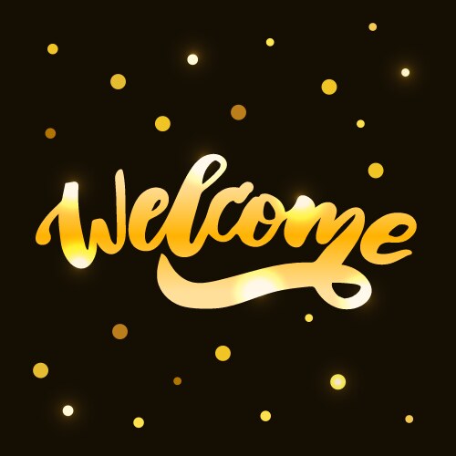 Welcome Gold Script Vector Images (over 220)