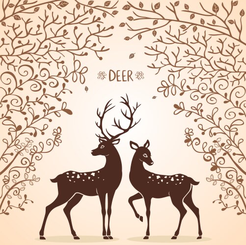 Antler Deer Outline Vector Images (over 7,100)