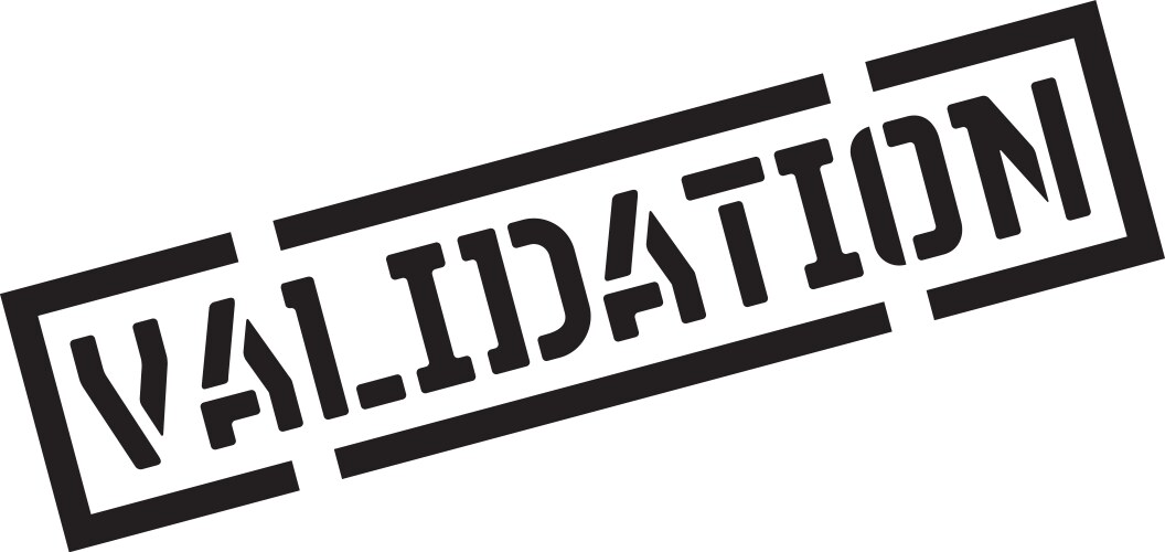 Validation Stamp Recognition Vector Images (over 110)