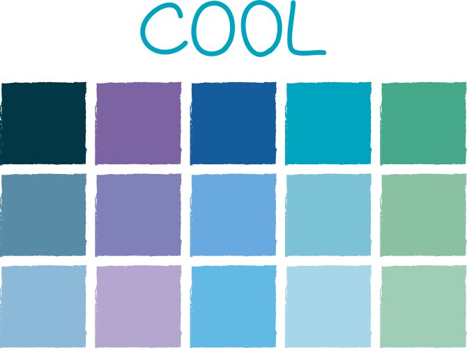 Blue 100 color shades Royalty Free Vector Image