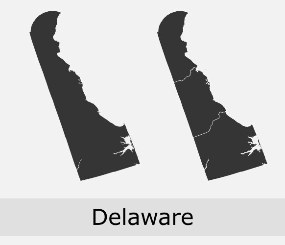 Delaware Outline Map Vector Images (over 430)