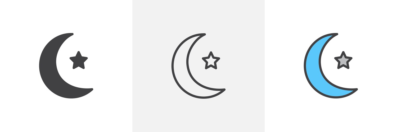 Crescent Moon Outline Vector Images (over 9,800)