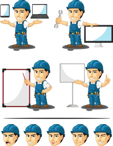 Technician Cartoon Vector Images (over 15,000)