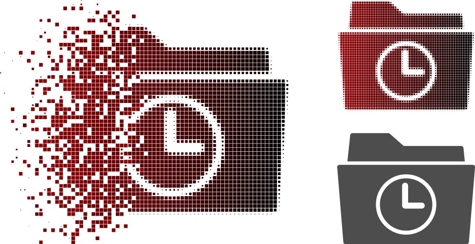 Temporary Folder Icons Vector Images (53)