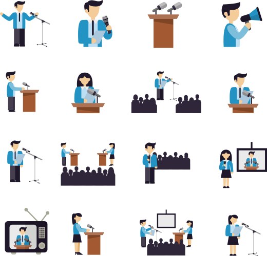 Public Speaking Vector Images (over 20,000)