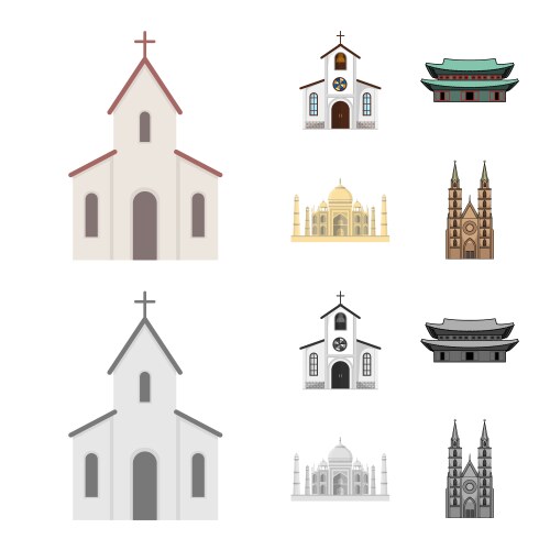 Design religion and wedding logo Royalty Free Vector Image