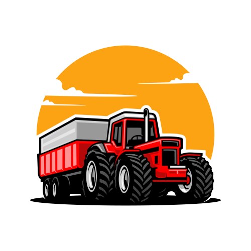 Tractor Vector Images & Graphics for Commercial Use | VectorStock