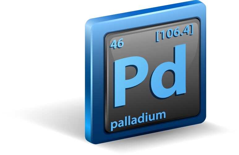 Chemical Symbol Palladium Vector Images (74)