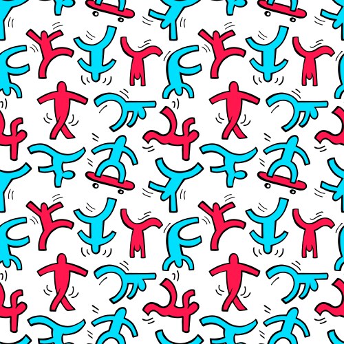 Cool modern seamless pattern Royalty Free Vector Image