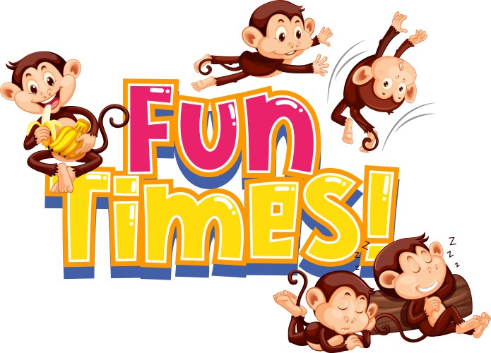 Good times lettering Royalty Free Vector Image