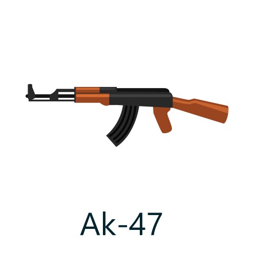 Ak 47 Vector Images (over 1,200)