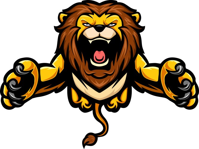 Leaping Lion Logo
